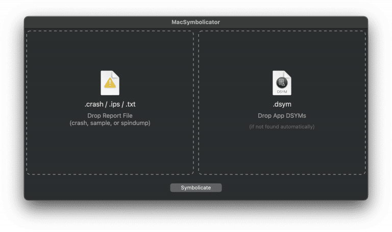 Symbolicate crash logs with Xcode - SwiftLee