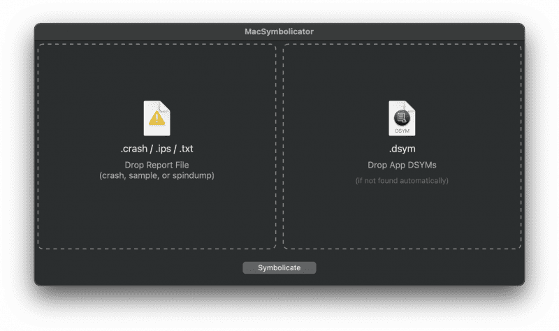 Symbolicate crash logs with Xcode - SwiftLee
