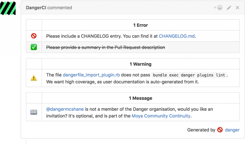Danger plugins to speed up code reviews - SwiftLee