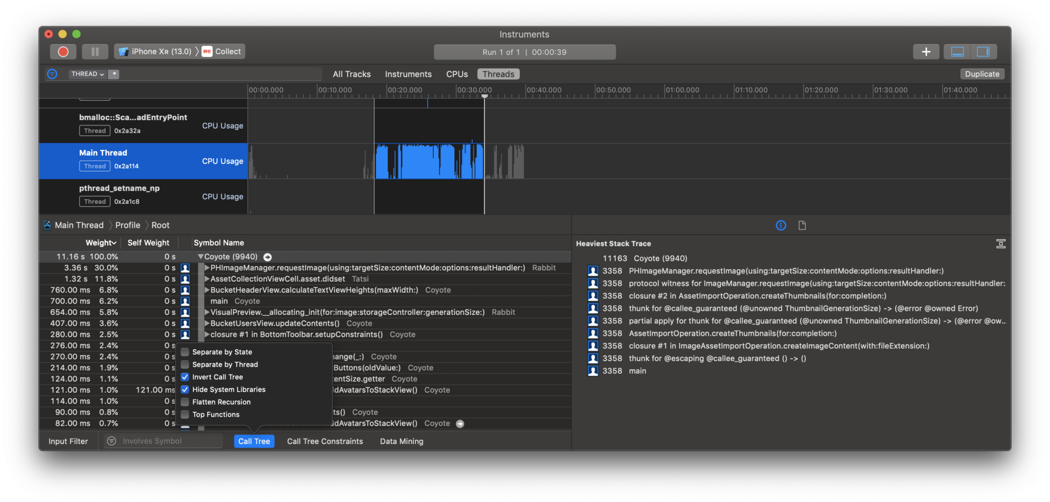 Xcode Instruments Usage To Improve App Performance