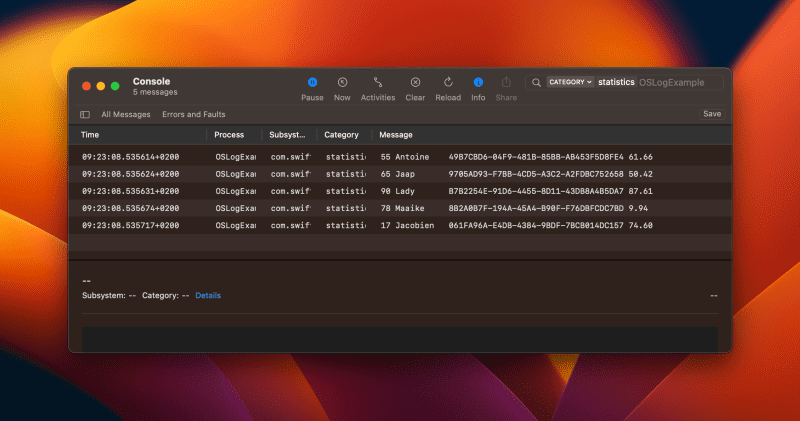 OSLog and Unified logging as recommended by Apple - SwiftLee