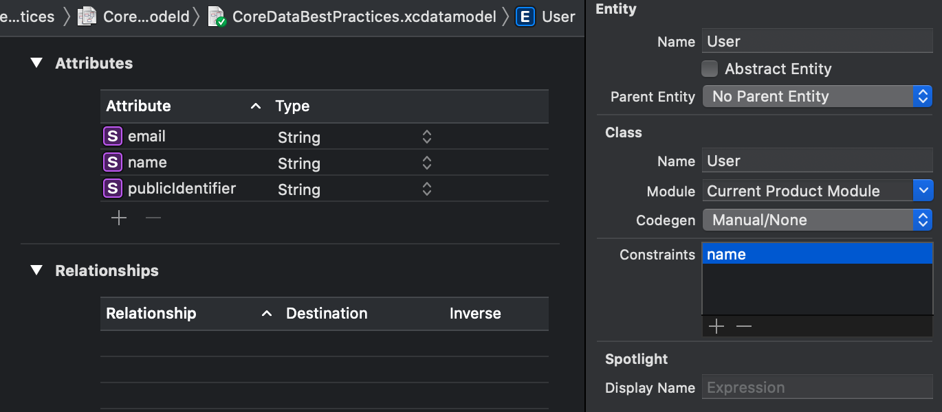 Constraints In Core Data Entities Explained Metacoder