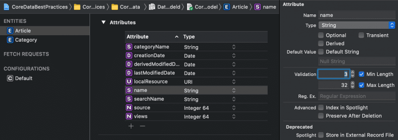 Data validation on insertion, update, and deletion in Core Data - SwiftLee
