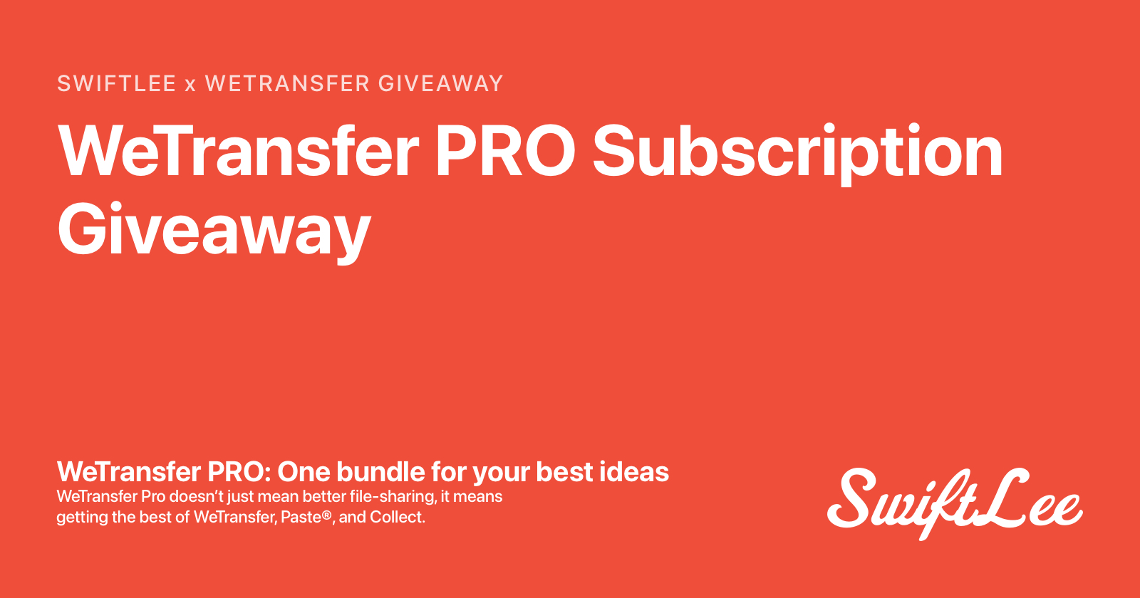 WeTransfer PRO Subscription