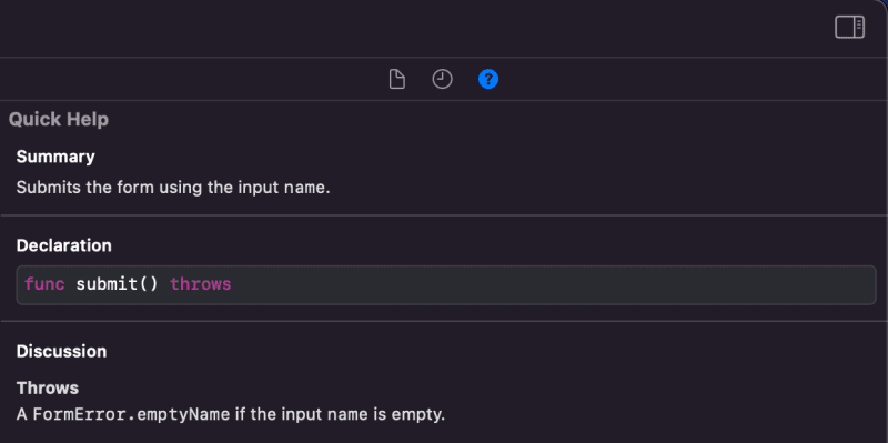 Self-documenting code in Swift to increase readability - SwiftLee