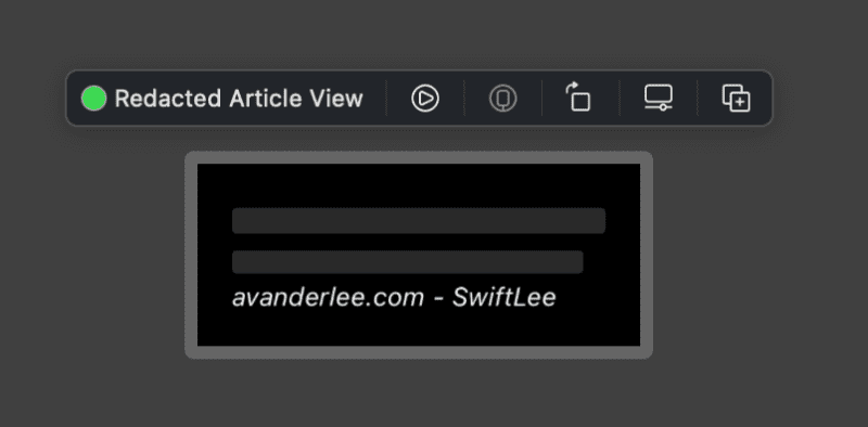 How to use the Redacted View Modifier in SwiftUI with useful extensions How to use the Redacted View Modifier in SwiftUI with useful extensions