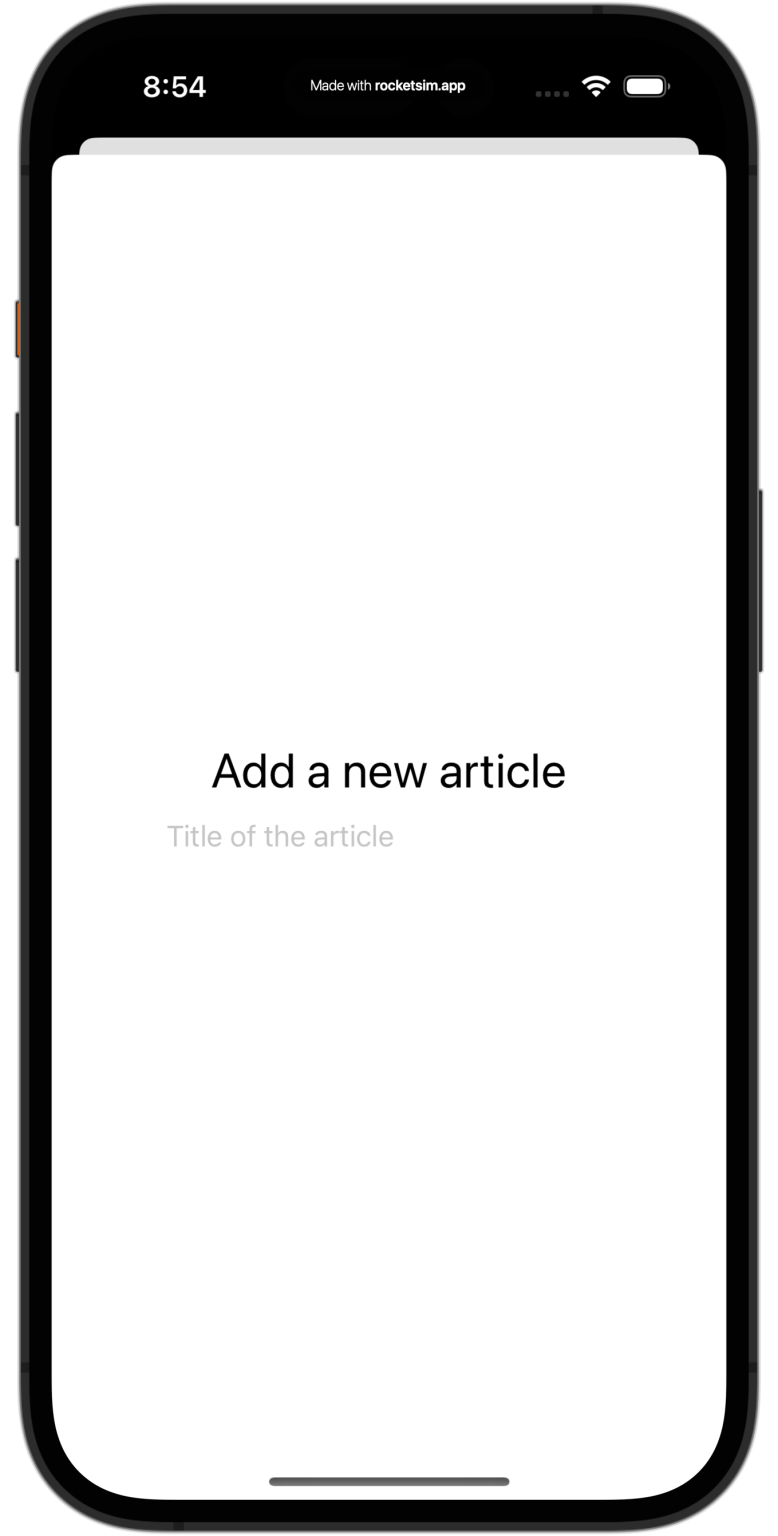 Sheets In Swiftui Explained With Code Examples Swiftlee