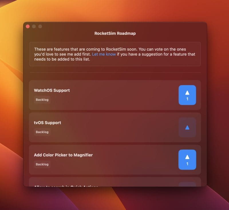 Introducing Roadmap: Offer Public Feature Voting