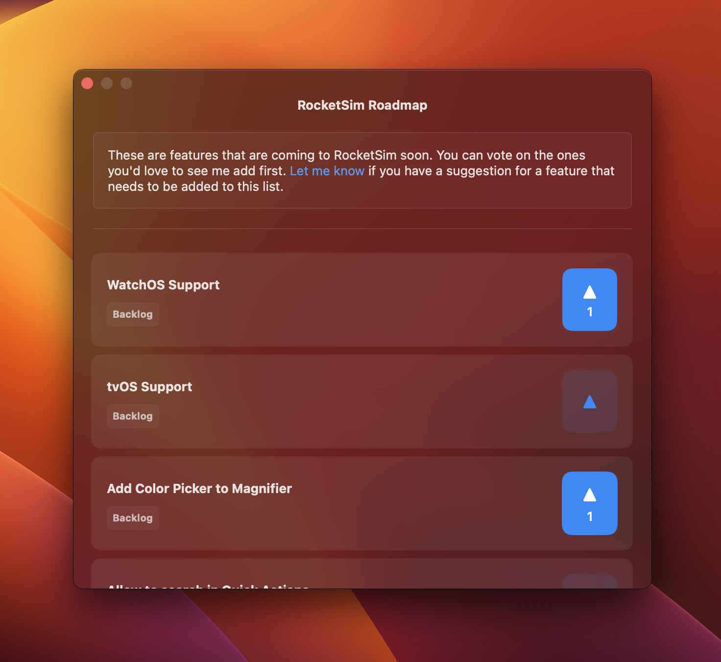 Introducing Roadmap: Offer Public Feature Voting