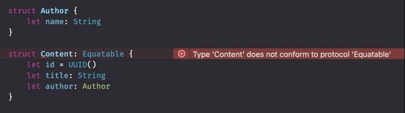 Equatable Conformance In Swift Explained With Code Examples