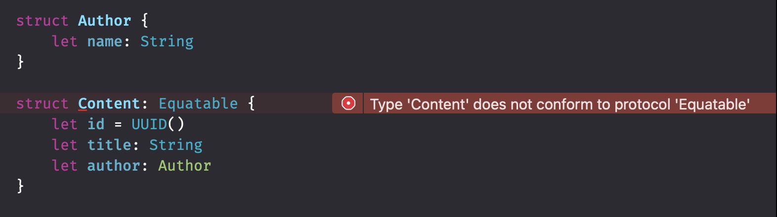 Equatable Conformance In Swift Explained With Code Examples 9103