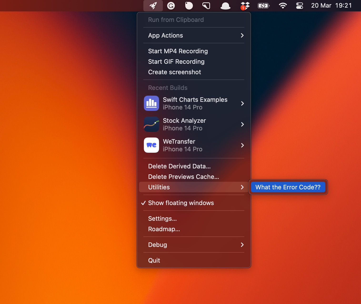 The operation couldn't be completed: solving errors in Swift