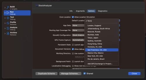 Location Simulation in Xcode's Simulator - SwiftLee