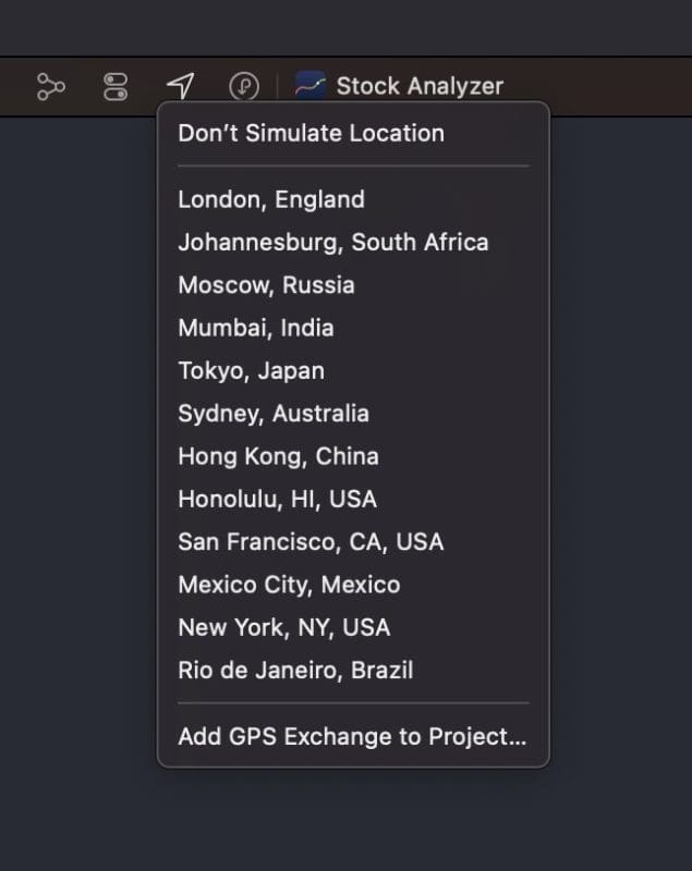 Location Simulation In Xcodes Simulator Swiftlee 