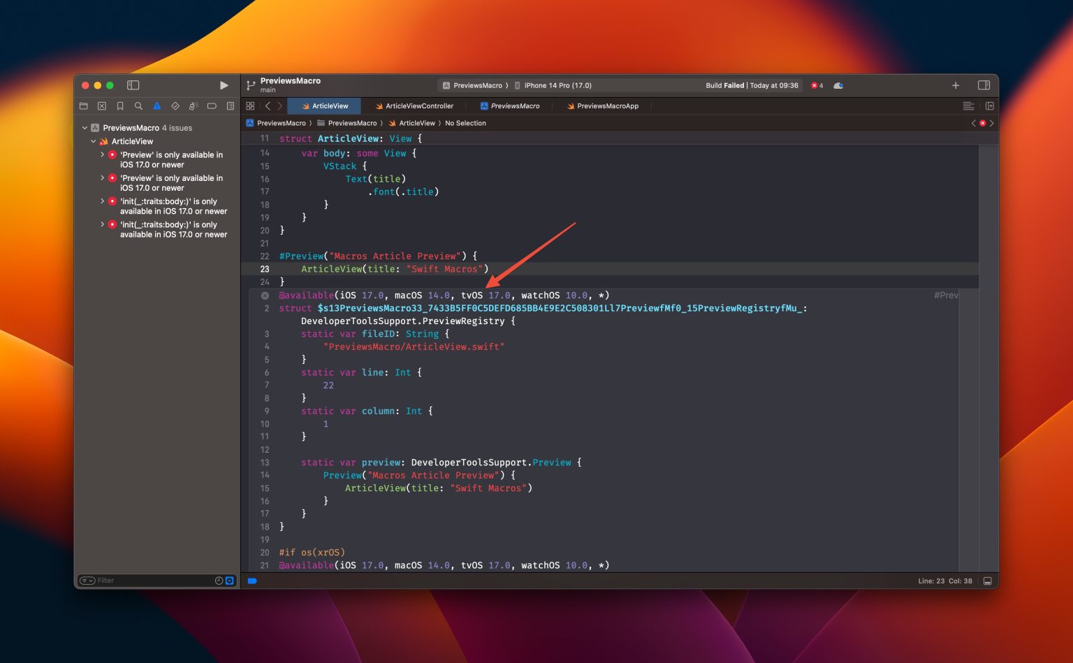 #Preview SwiftUI Views using Macros - SwiftLee