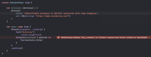 Identifiable Protocol In Swiftui Explained With Code Examples Swiftlee